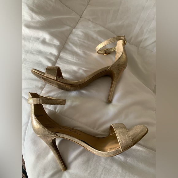 Wild Pair | Shoes | Wild Pair Soft Gold Color Sandals Size 5 Ankle ...